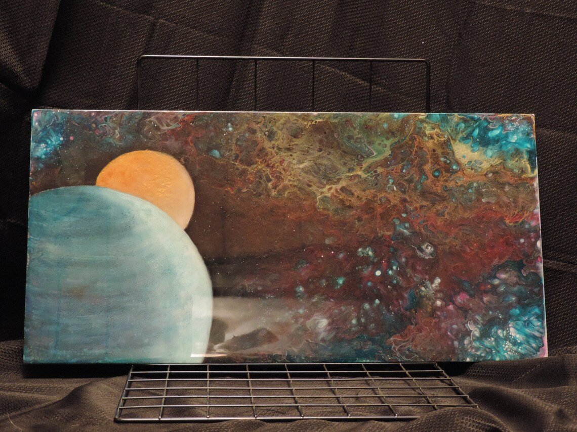 Artwork, Wall Decor, Painting, Outer Space - Etsy