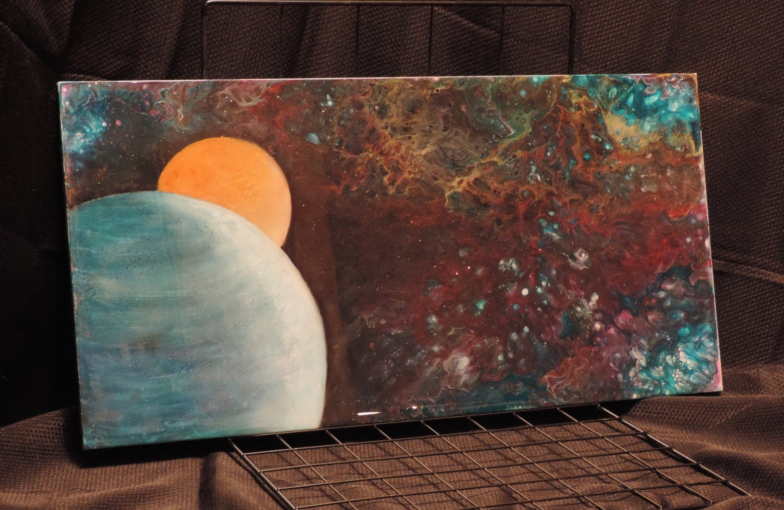 Artwork, Wall Decor, Painting, Outer Space - Etsy
