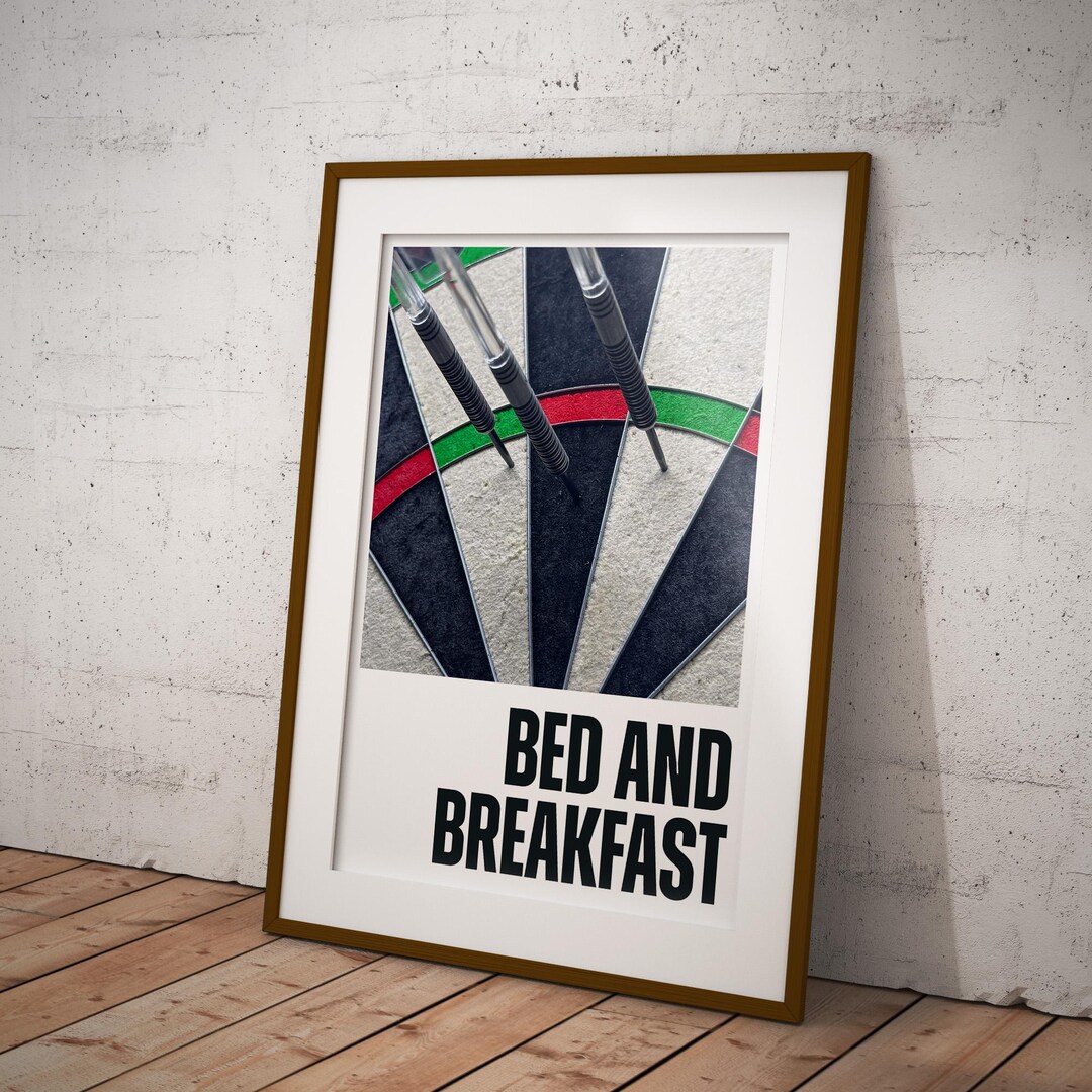 Darts Art Print, 26, Bed and Breakfast A3/A4 - Etsy