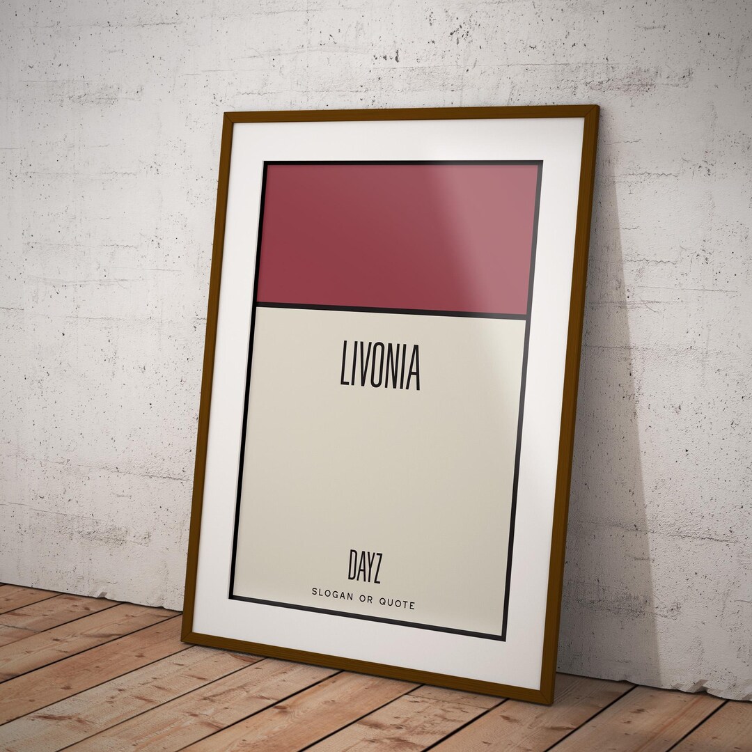 Monopoly Style Dayz Print, Personalised, Add Name/team or Quote A4, A3 ...