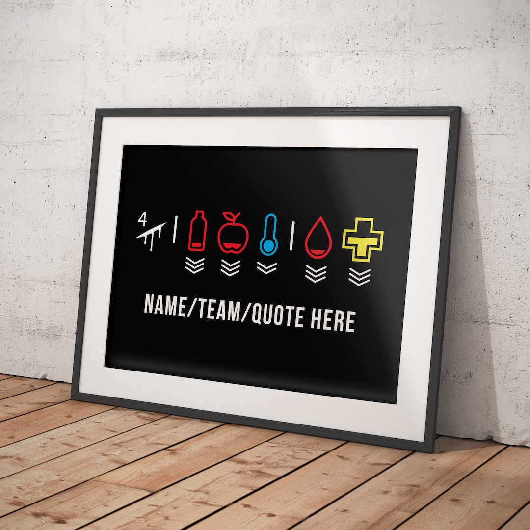 Dayz Icons, Personalised, Add Name/team or Quote A4, A3 PRINT ONLY - Etsy
