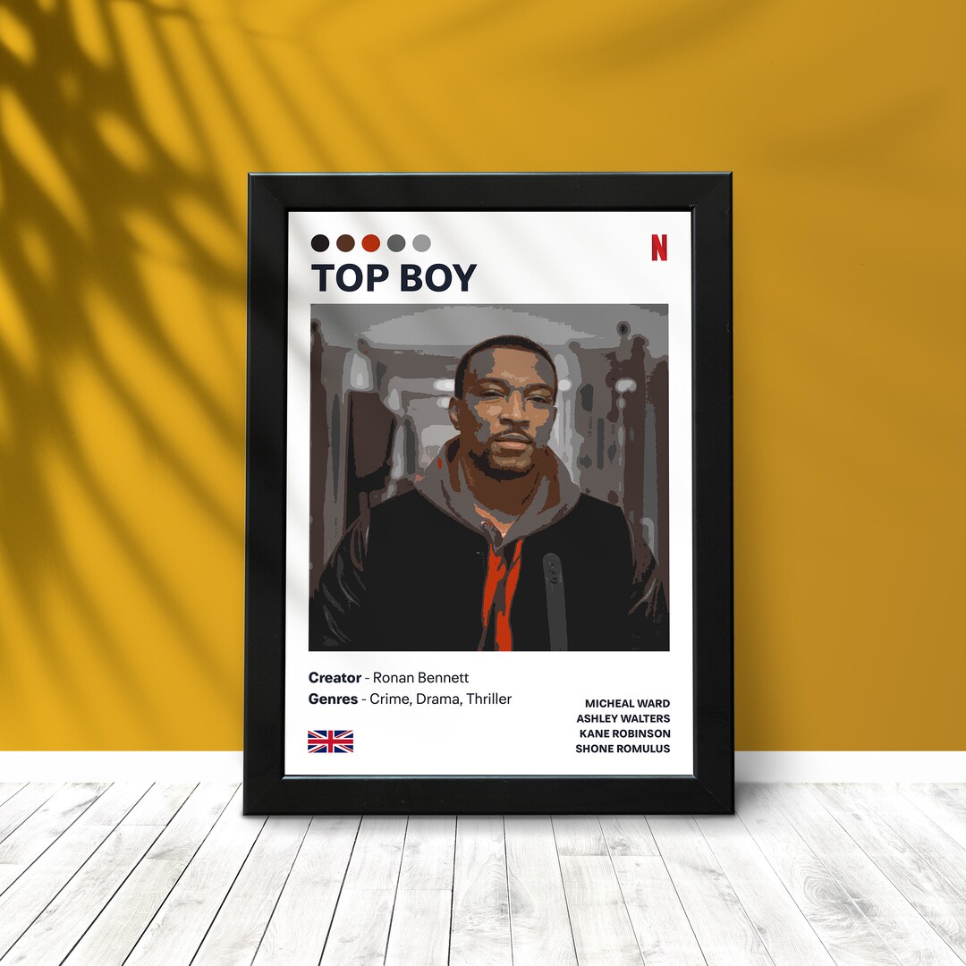 Top Boy TV Show Poster Minimalist Movie Poster Custom - Etsy