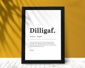 DILLIGAF SVG - Etsy