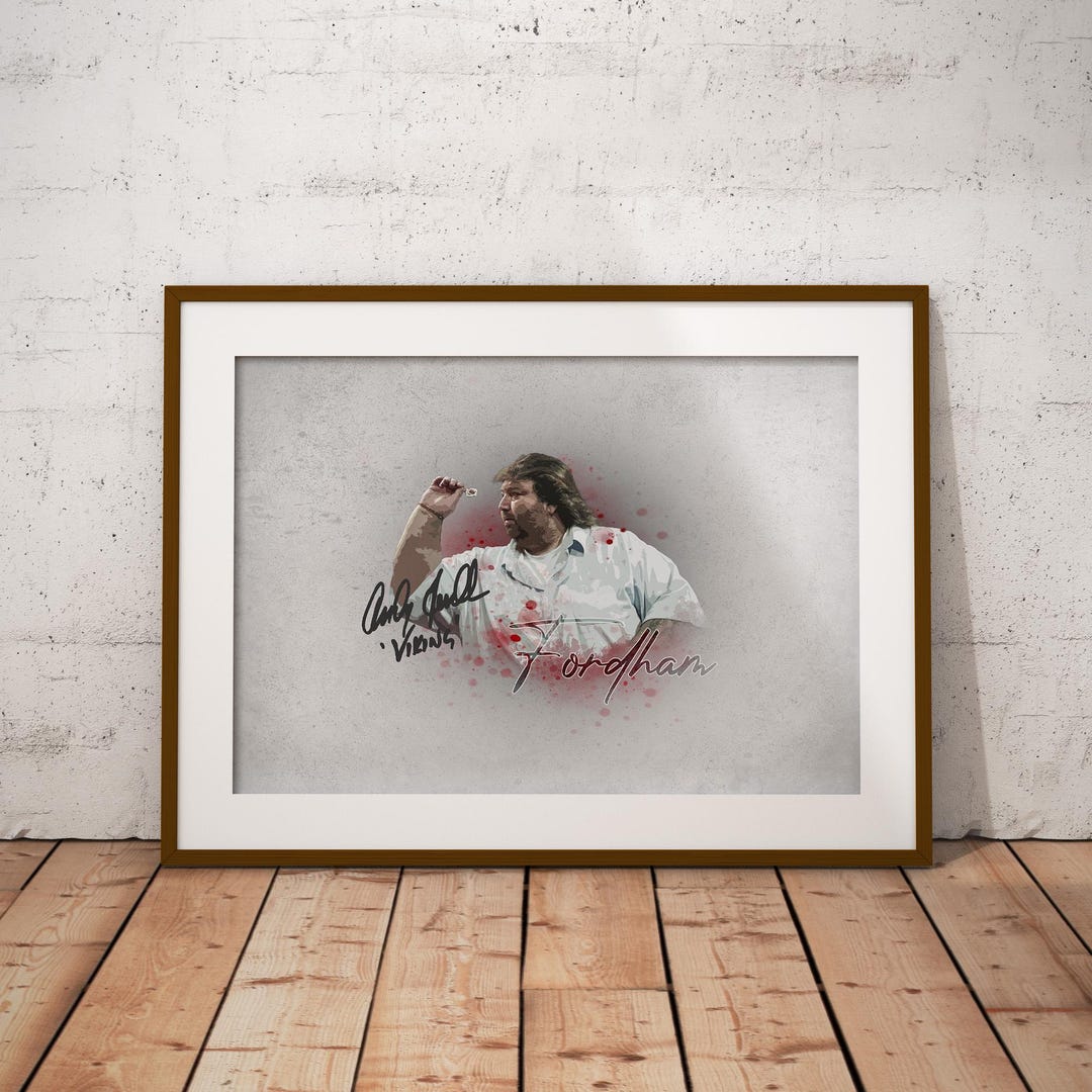 Darts Poster Legend Andy Fordham Fan Art Print, Poster - A3/A4 - Etsy