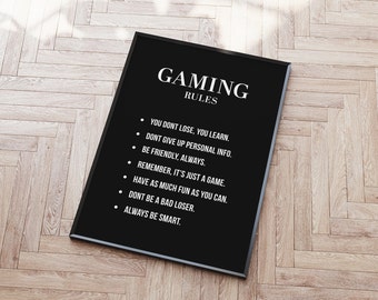 Game Room Poster - Etsy UK