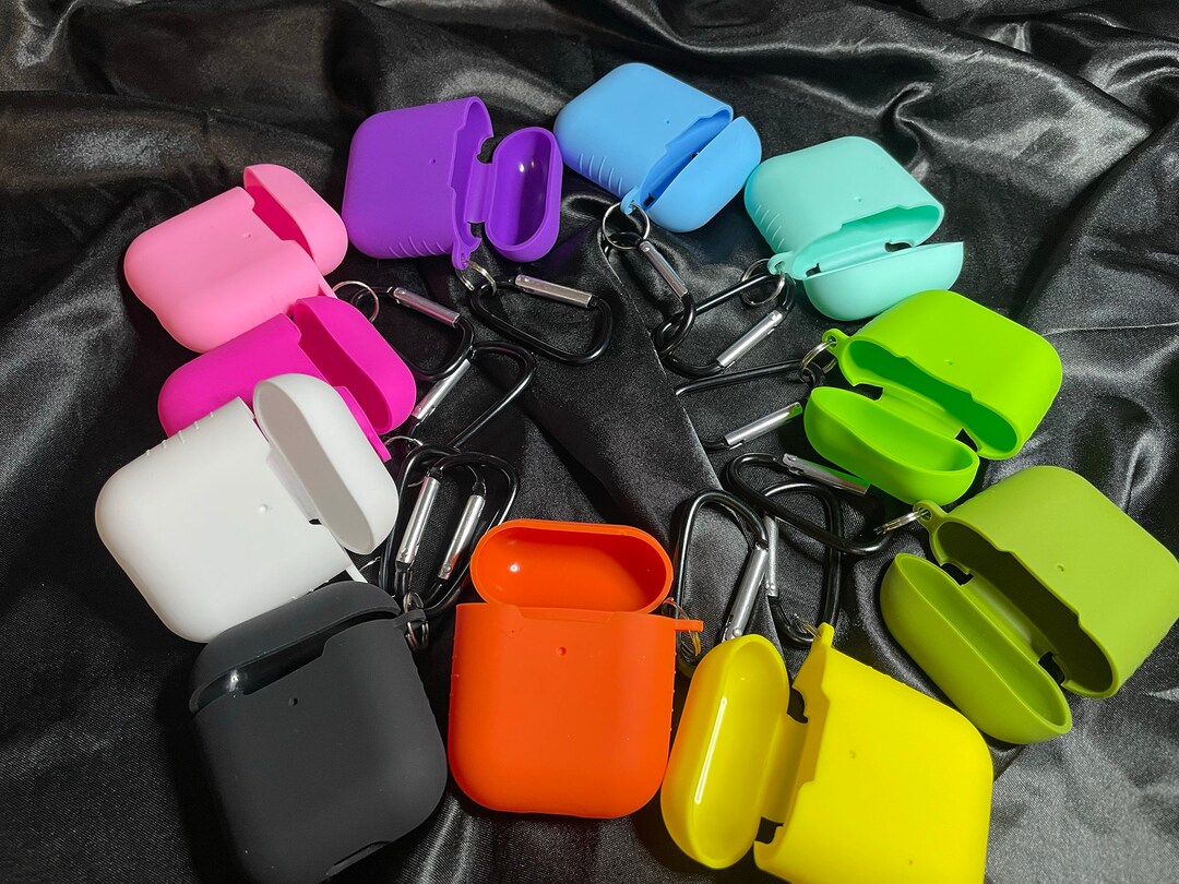 Silicone AirPod Case With Charm, Airpods Generation 1 and 2 - Etsy