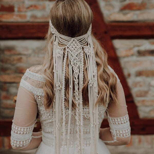 Macrame Veil - Etsy