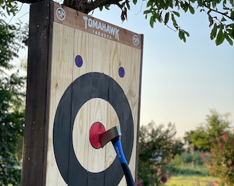 4-ring Tomahawk Target Axe and Knife Throwing Target - Etsy
