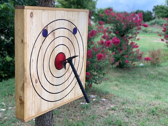 Medium 4-ring Hanging Axe and Knife Throwing Target | Etsy