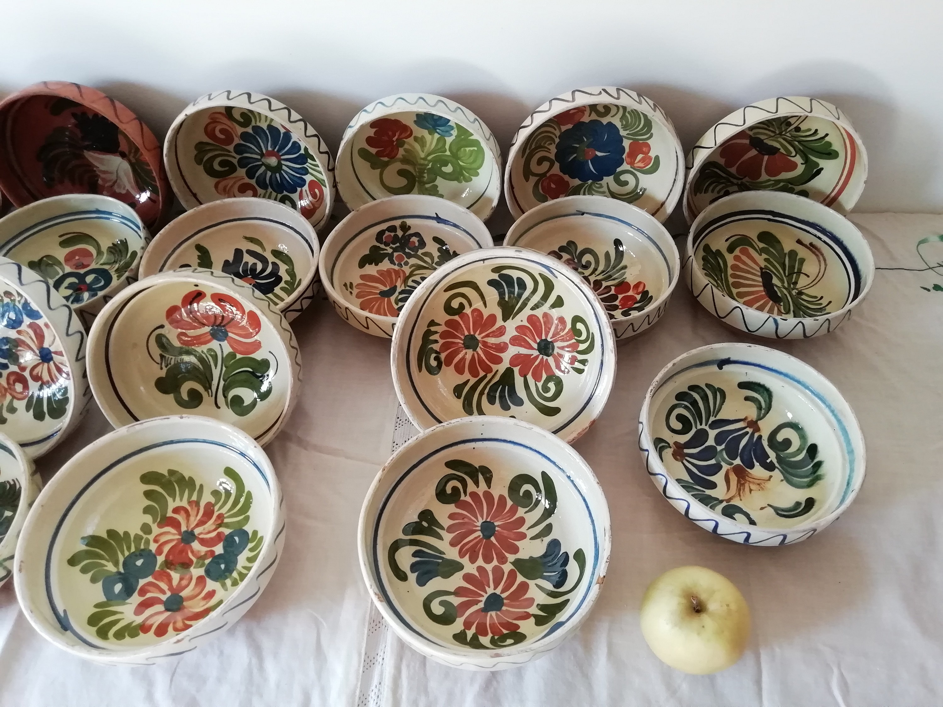 Rustic Earthenware Clay Bowls Antique Primitive Handmade - Etsy