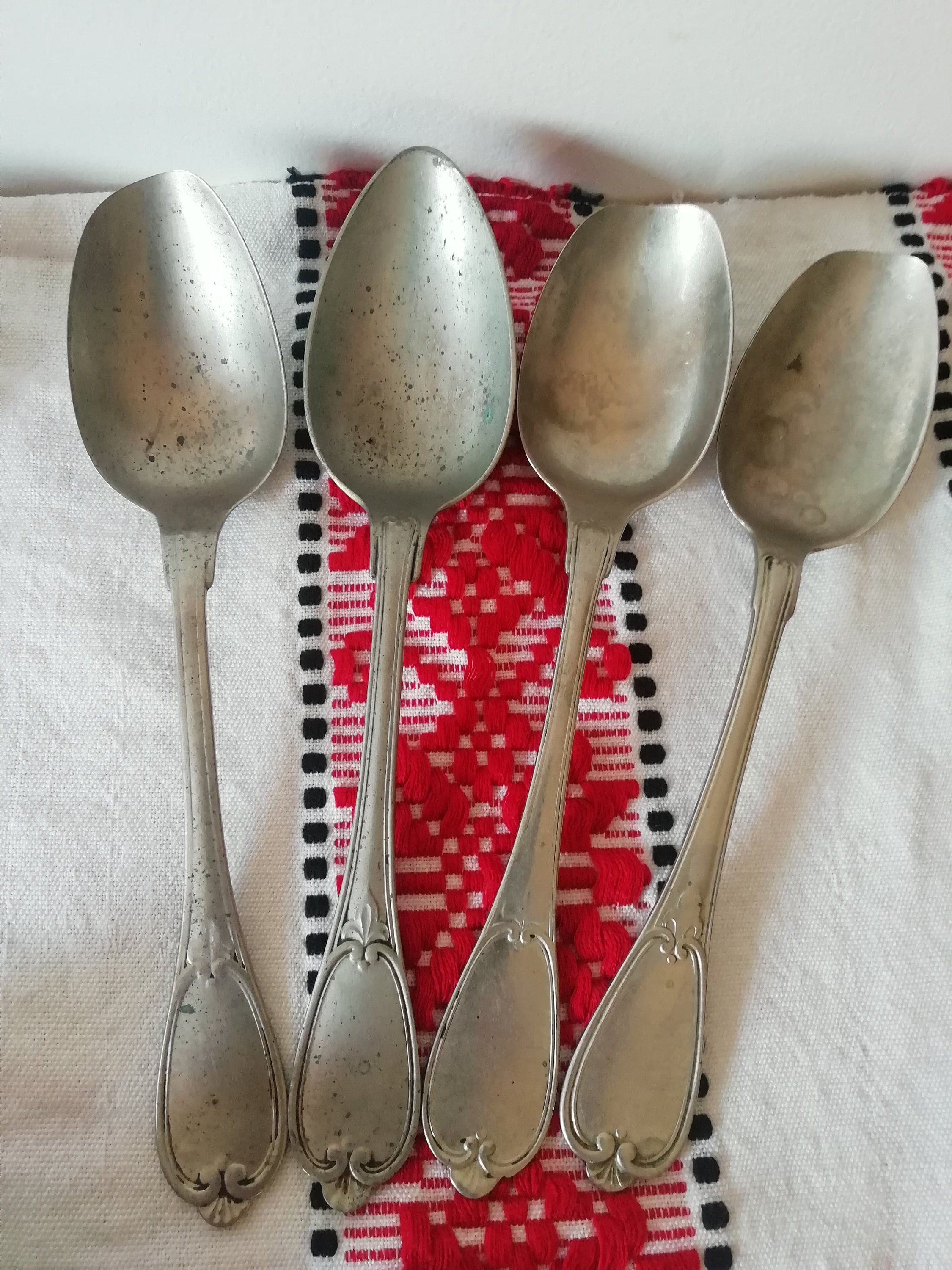 Antique Alpaca Spoons Unique Food Photo Props Vintage - Etsy