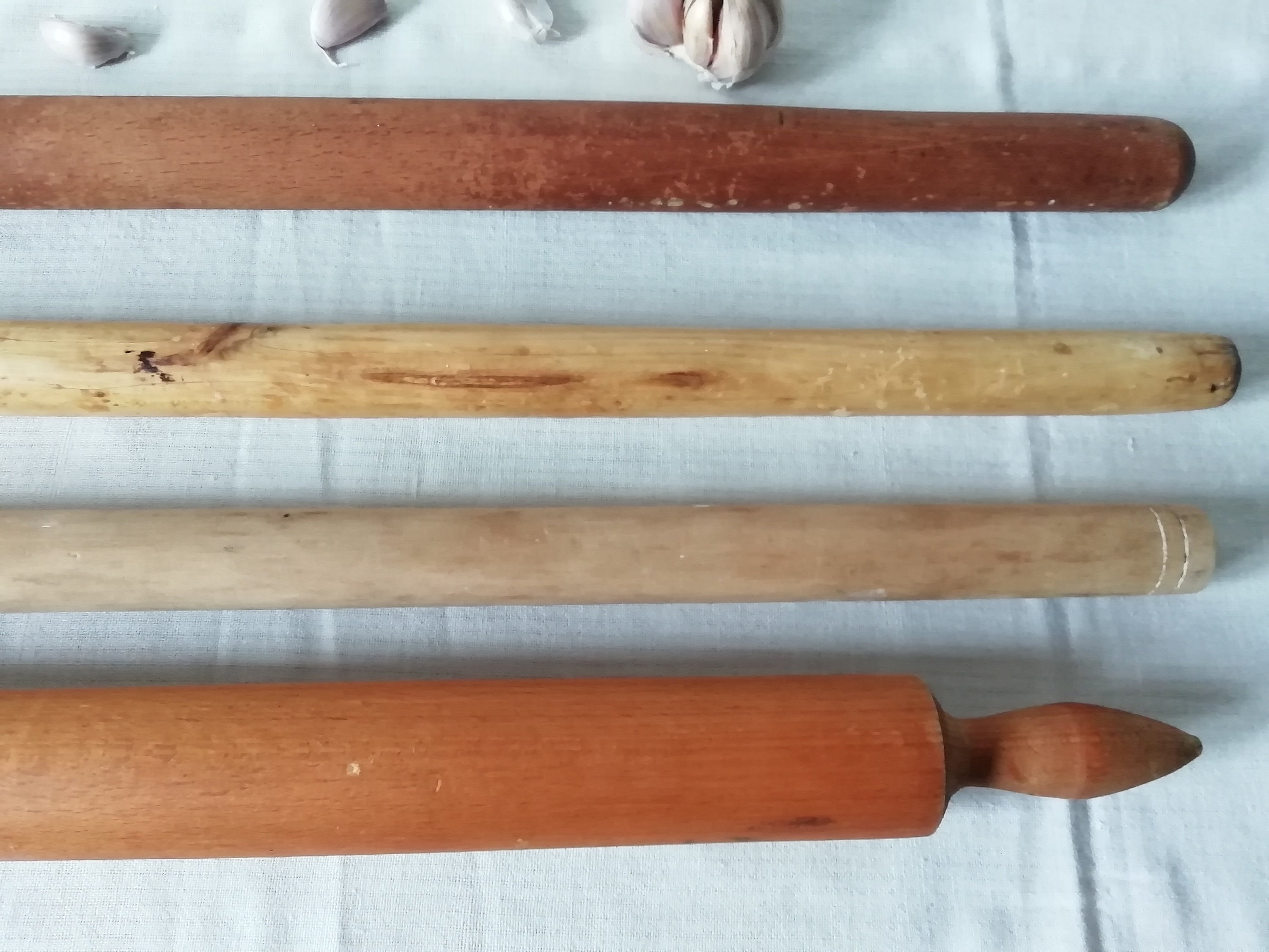 Rustic Large Rolling Pins Set of 4. Vintage Kitchen Wooden - Etsy