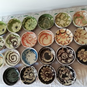 Rustic Earthenware Clay Bowls Antique Primitive Handmade - Etsy