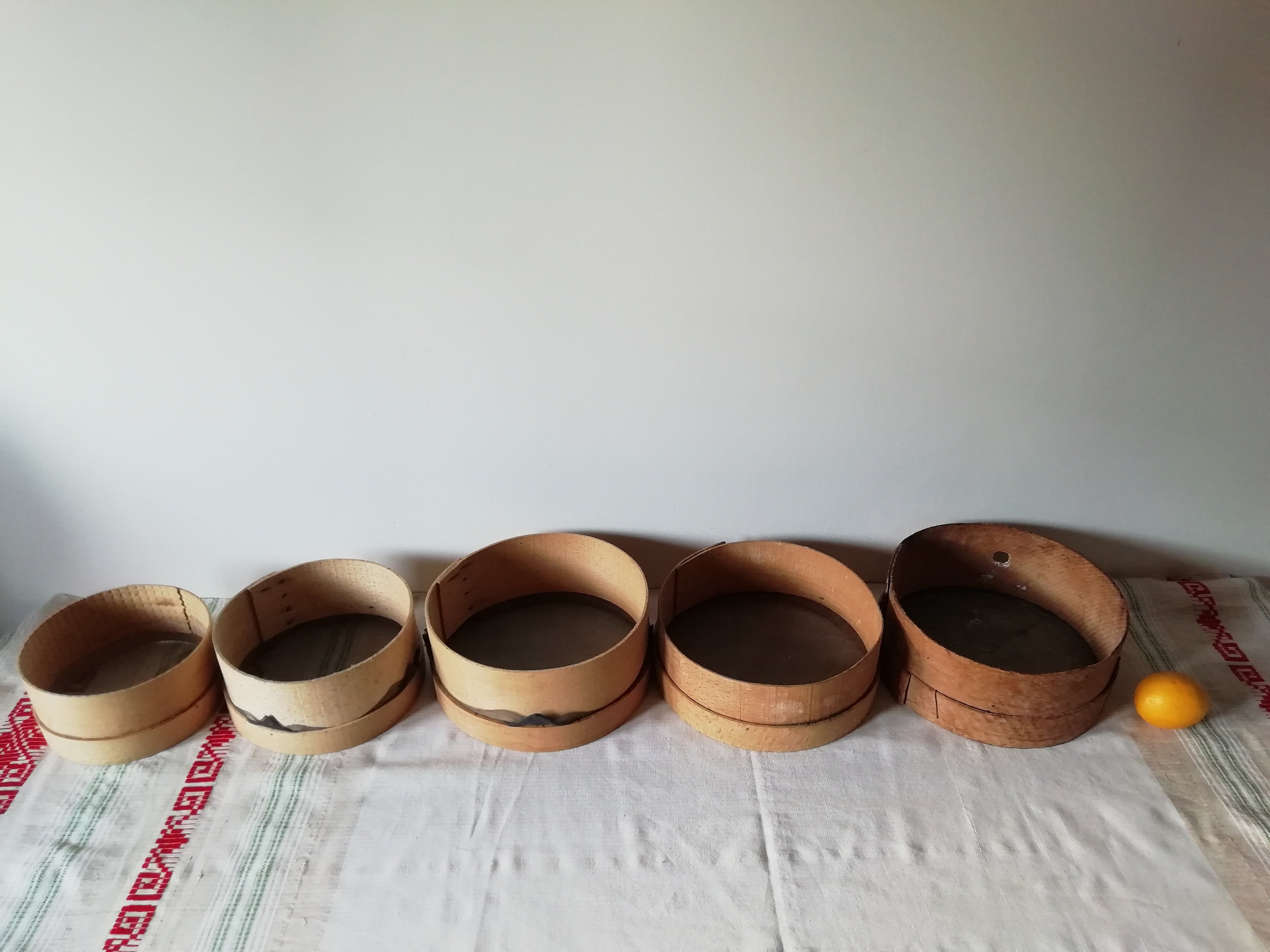 Antique Primitive Wooden Corn Flour Sieve Rustic Round - Etsy