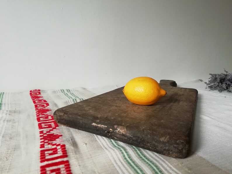 Antique Wooden Rustic Chopping Board Vintage Rectangular - Etsy