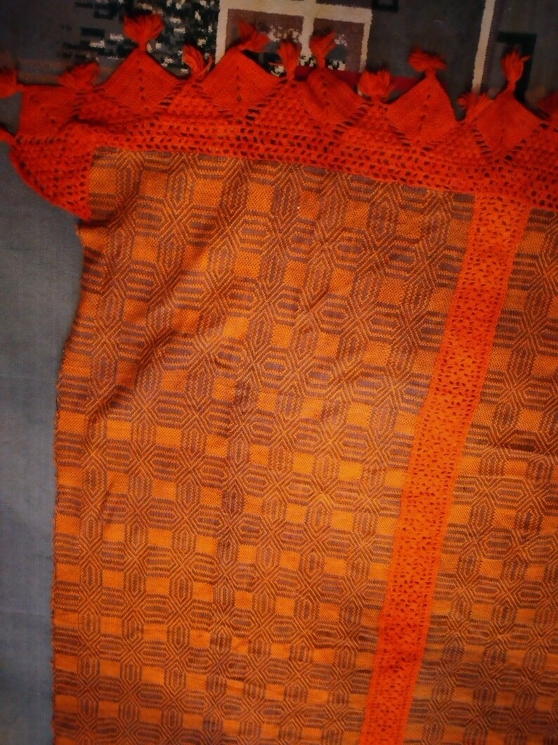 Vintage Romanian Bed Cover Antique Wool Carpet Rustic - Etsy