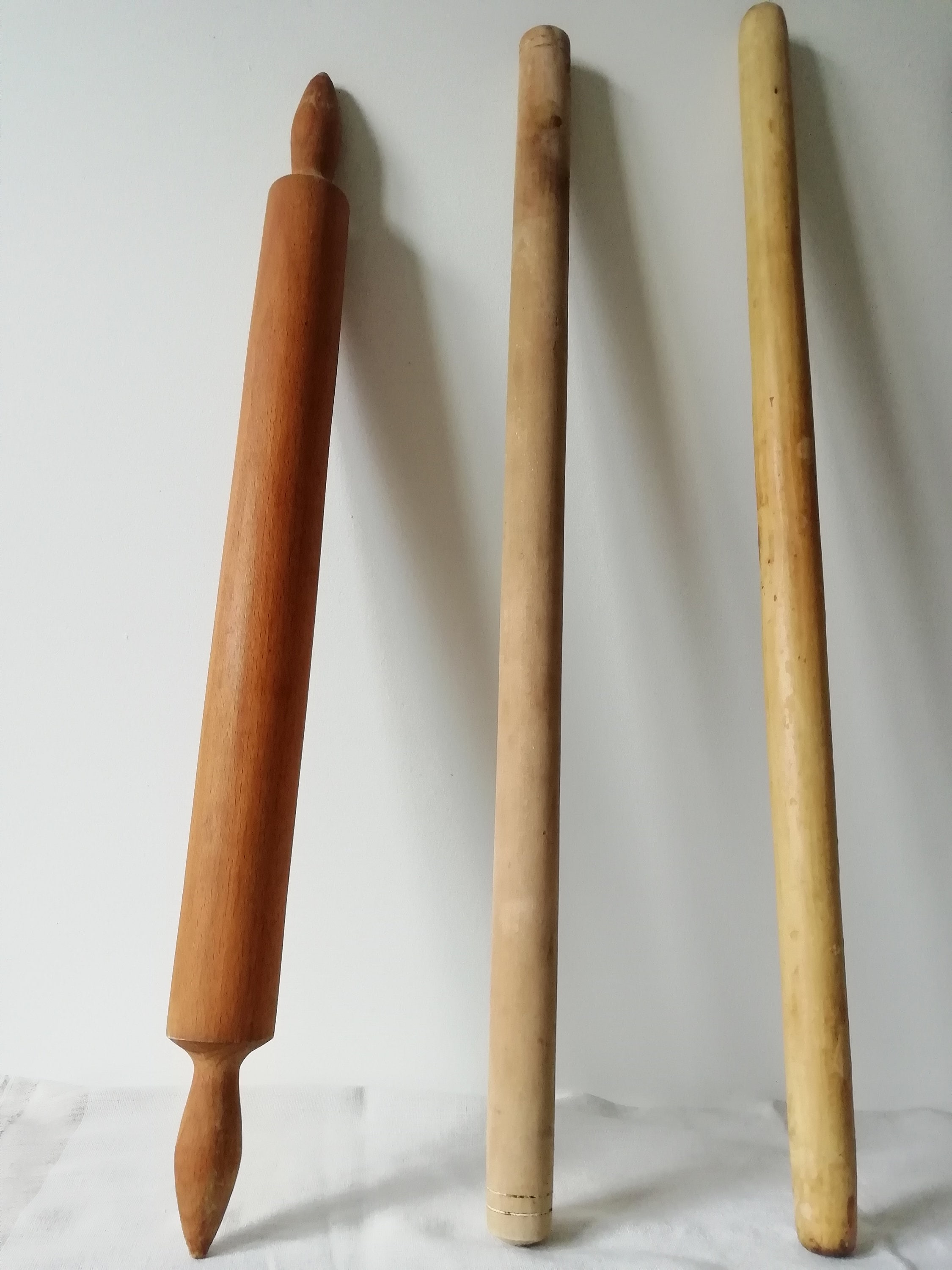 Rustic Large Rolling Pins Set of 4. Vintage Kitchen Wooden - Etsy