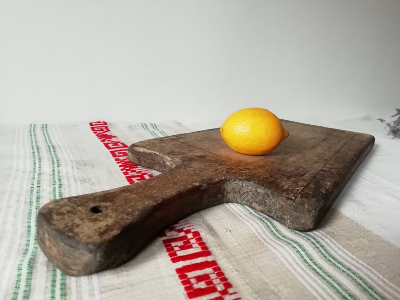 Antique Wooden Rustic Chopping Board Vintage Rectangular - Etsy
