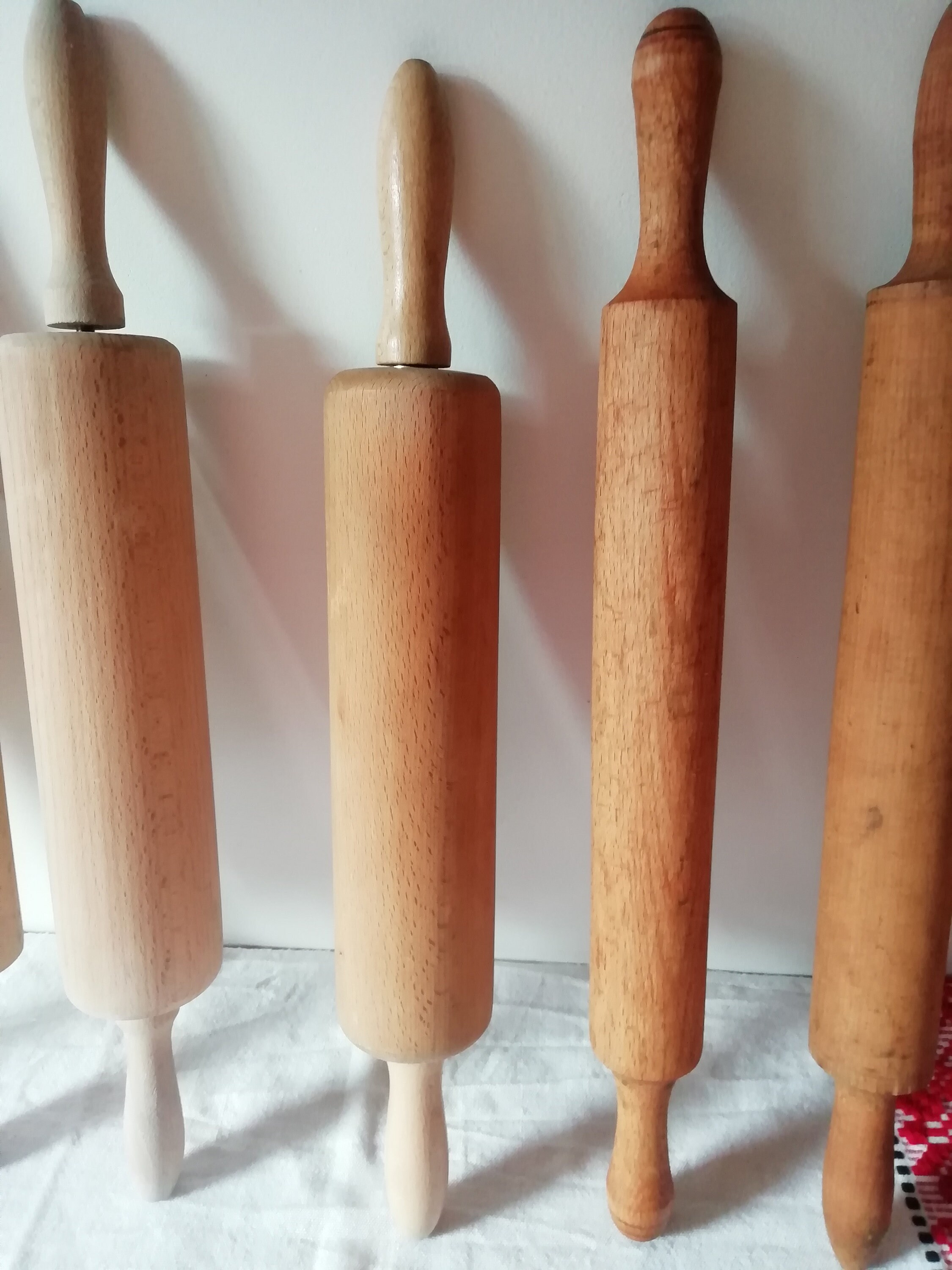 Vintage Wooden Rolling Pins Rustic Primitive Kitchen - Etsy