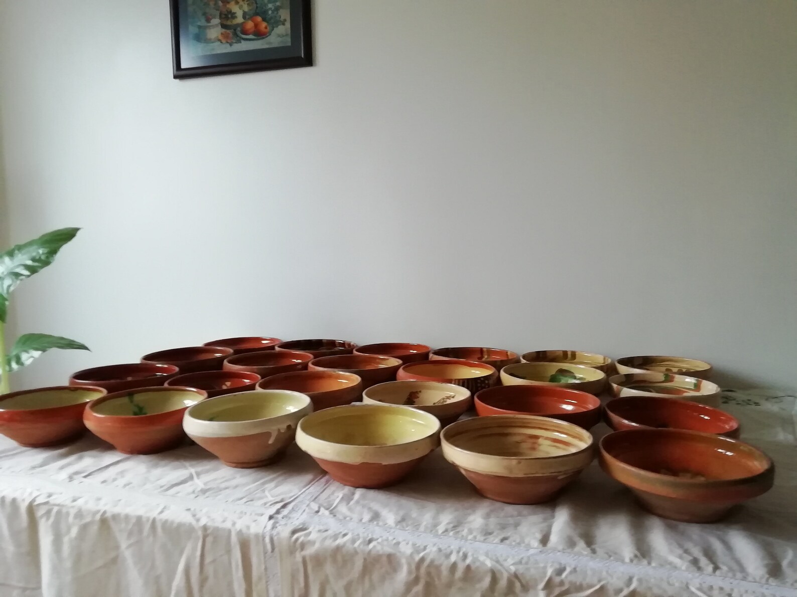 Antique Clay Bowls Vintage Handmade Ceramic Plates Rustic - Etsy