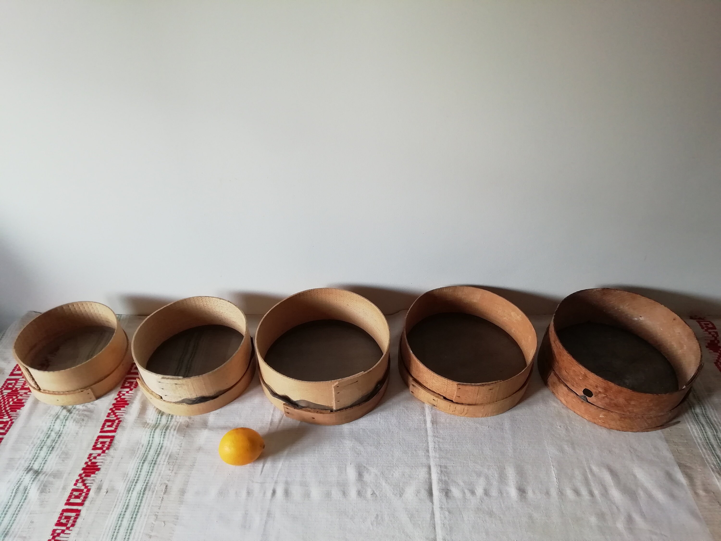 Antique Primitive Wooden Corn Flour Sieve Rustic Round - Etsy