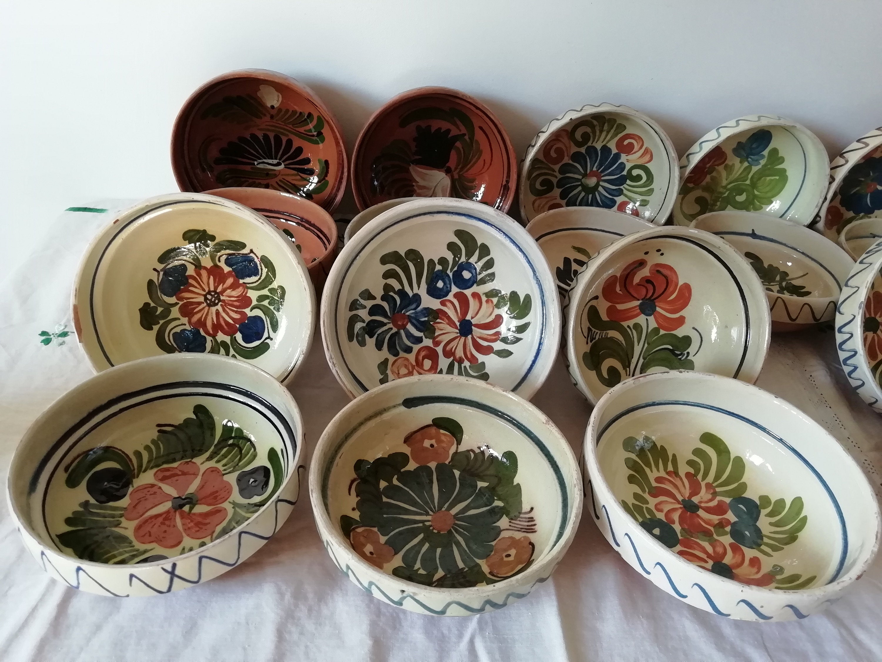 Rustic Earthenware Clay Bowls Antique Primitive Handmade - Etsy