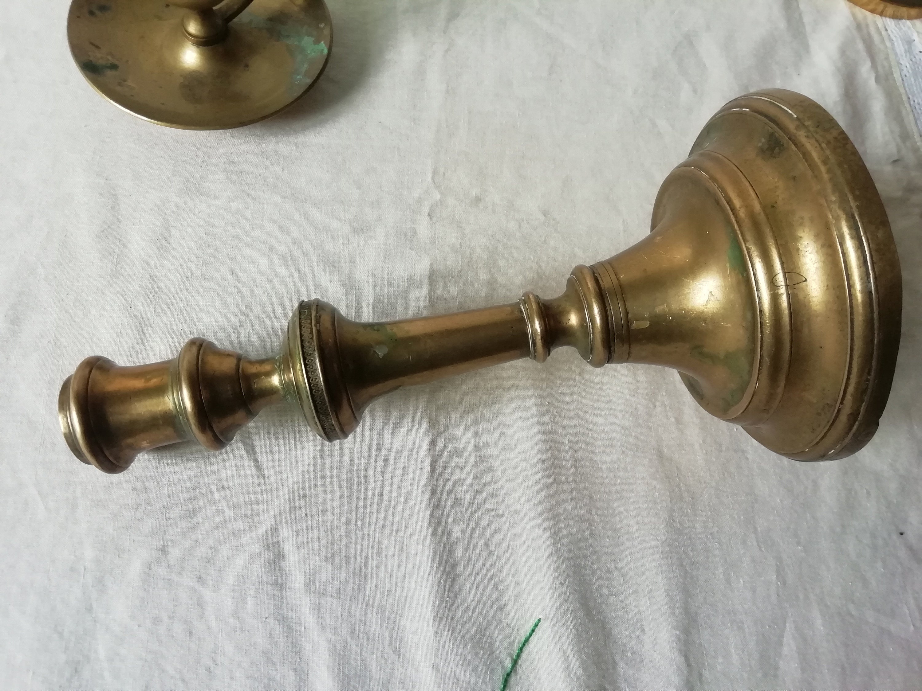 Brass Vintage Tall Candlesticks Chamber Candle Holders for Decor or ...