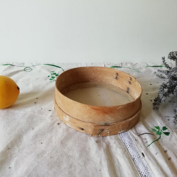 Wooden Sieve - Etsy