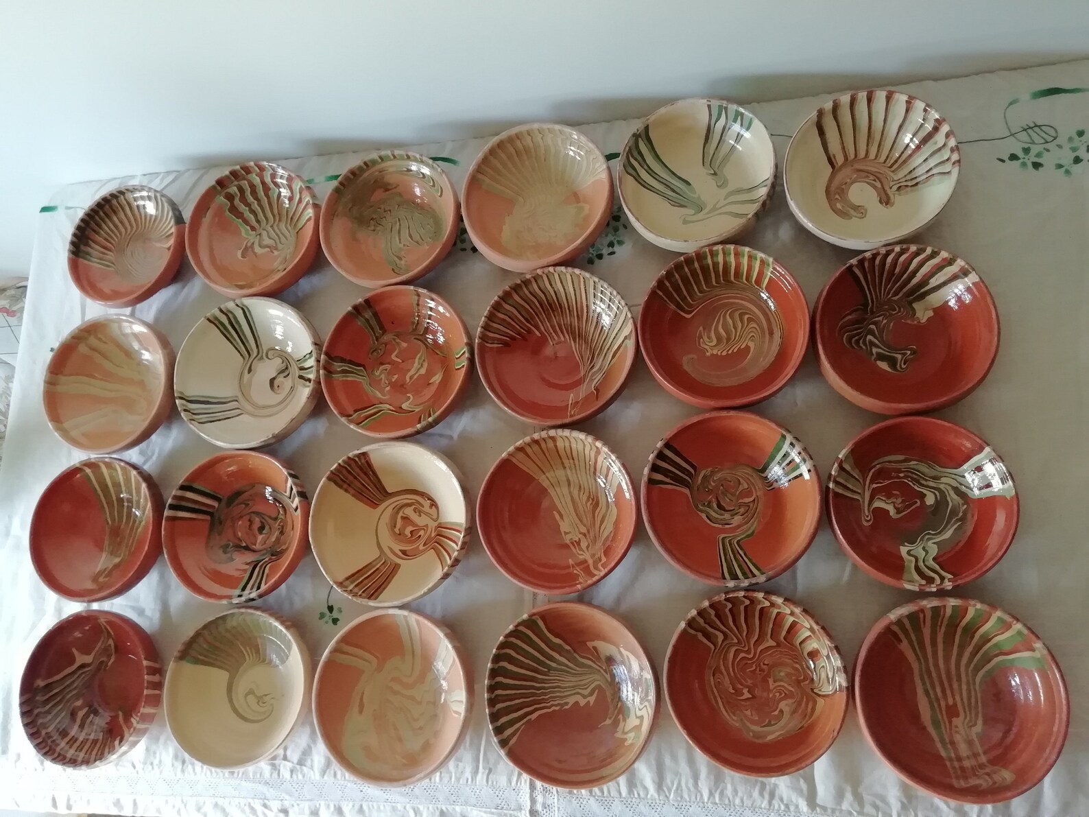 Antique Clay Bowls Vintage Handmade Ceramic Plates Rustic - Etsy