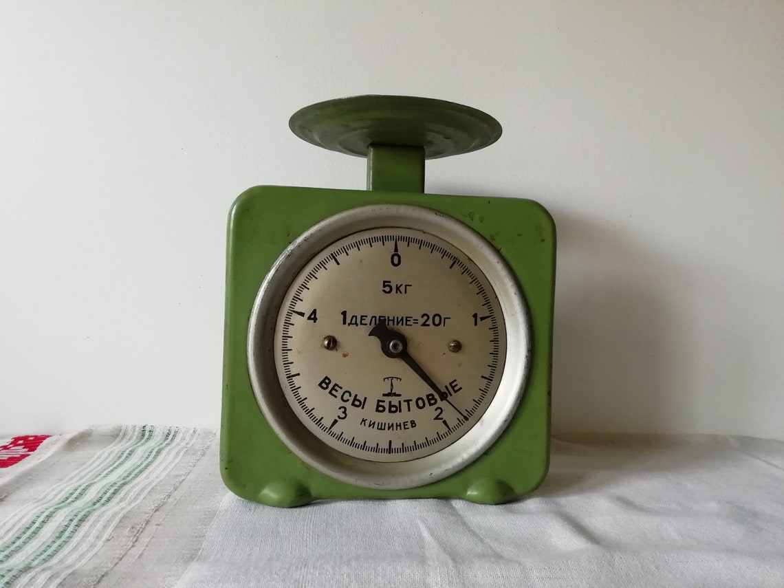 Antique Green Kitchen Scale Vintage Family Scale Primitive - Etsy