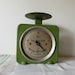 Antique Green Kitchen Scale, Vintage Family Scale, Primitive Countertop ...