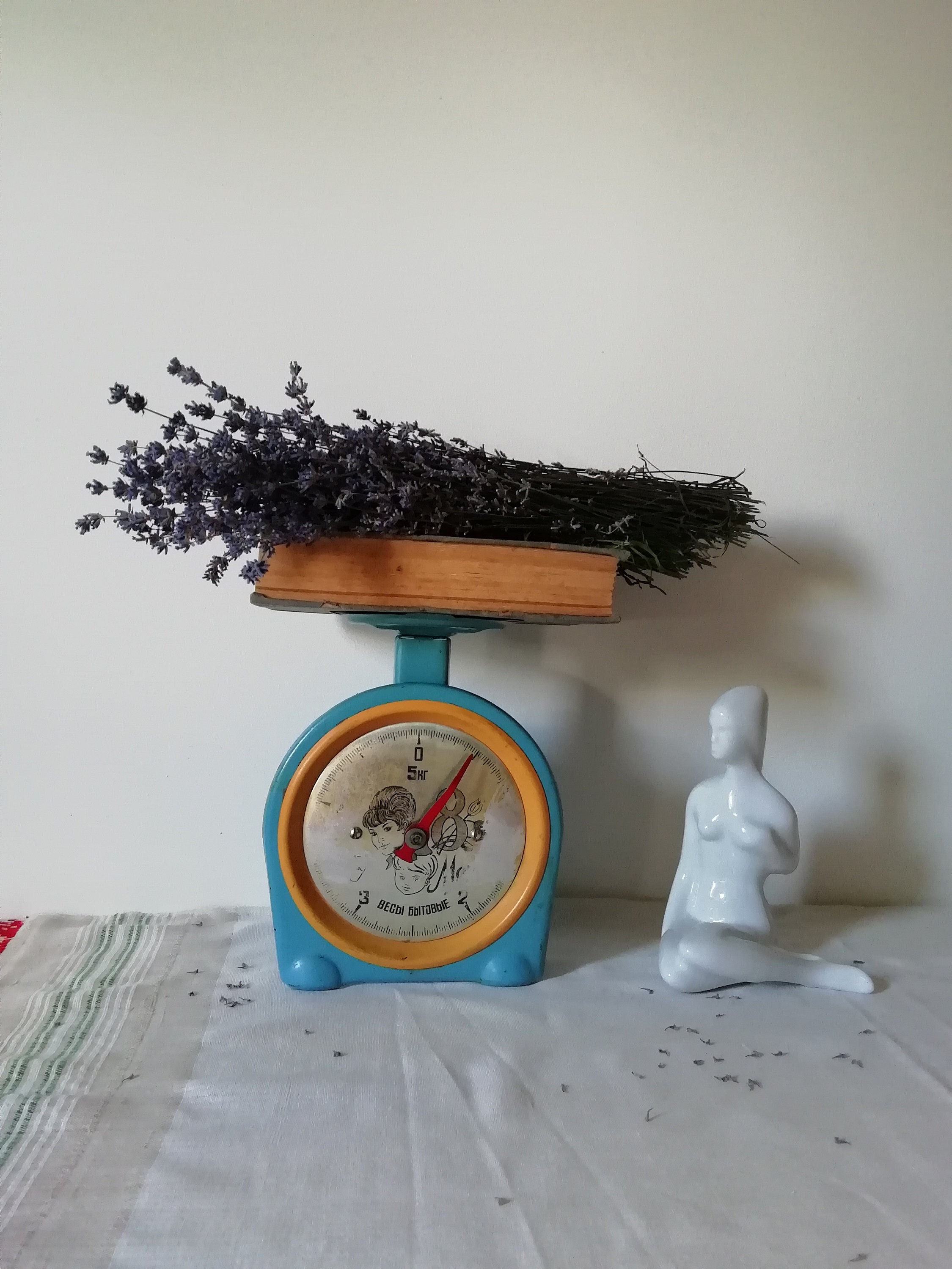 Antique Light Blue Kitchen Scale Vintage Family Scale - Etsy