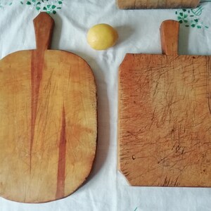 Antique Wooden Rustic Chopping Board, Vintage Round-oval-rectangular ...