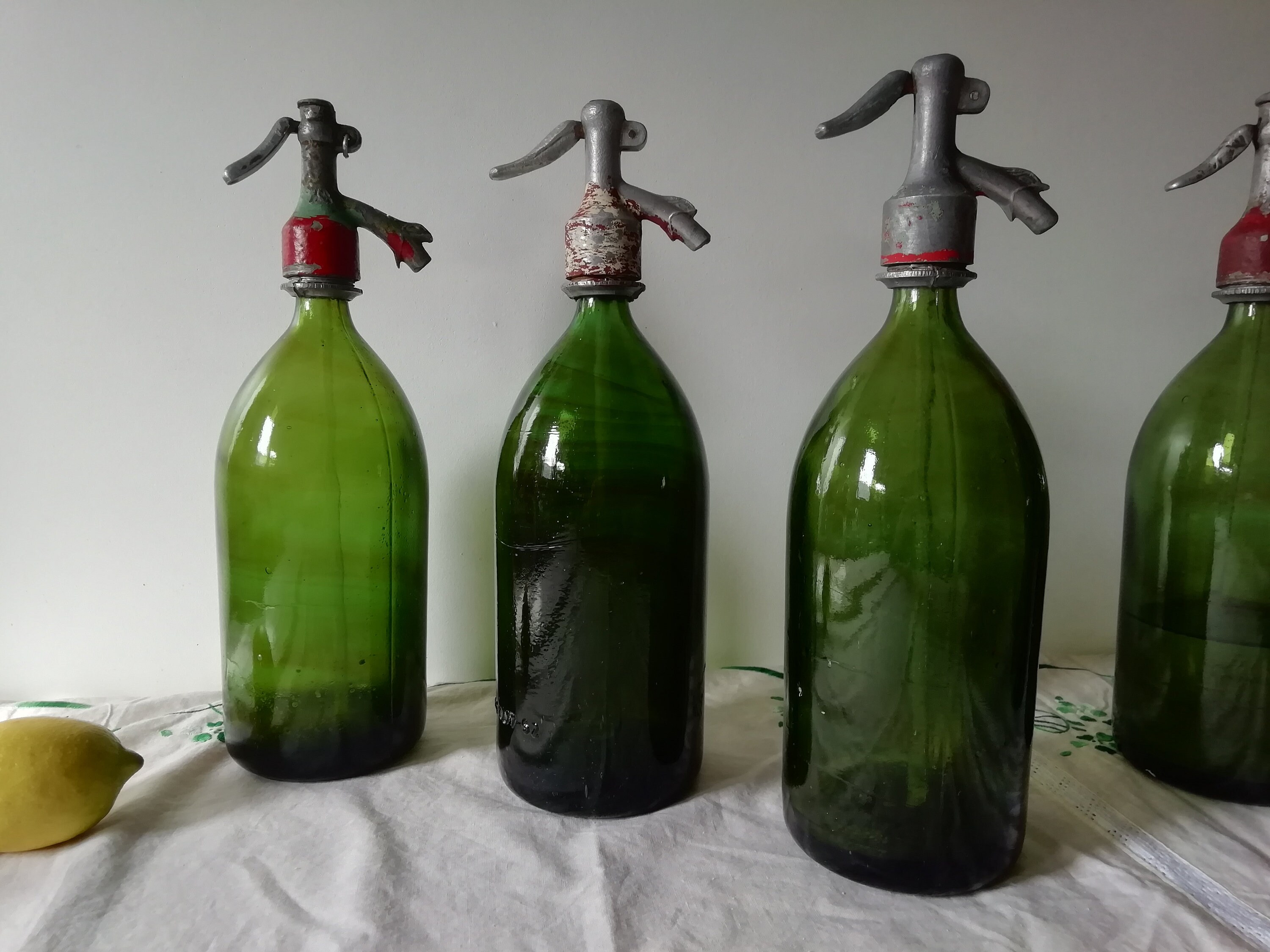 Vintage Green Soda Seltzer Siphon Bottles From Transylvania - Etsy