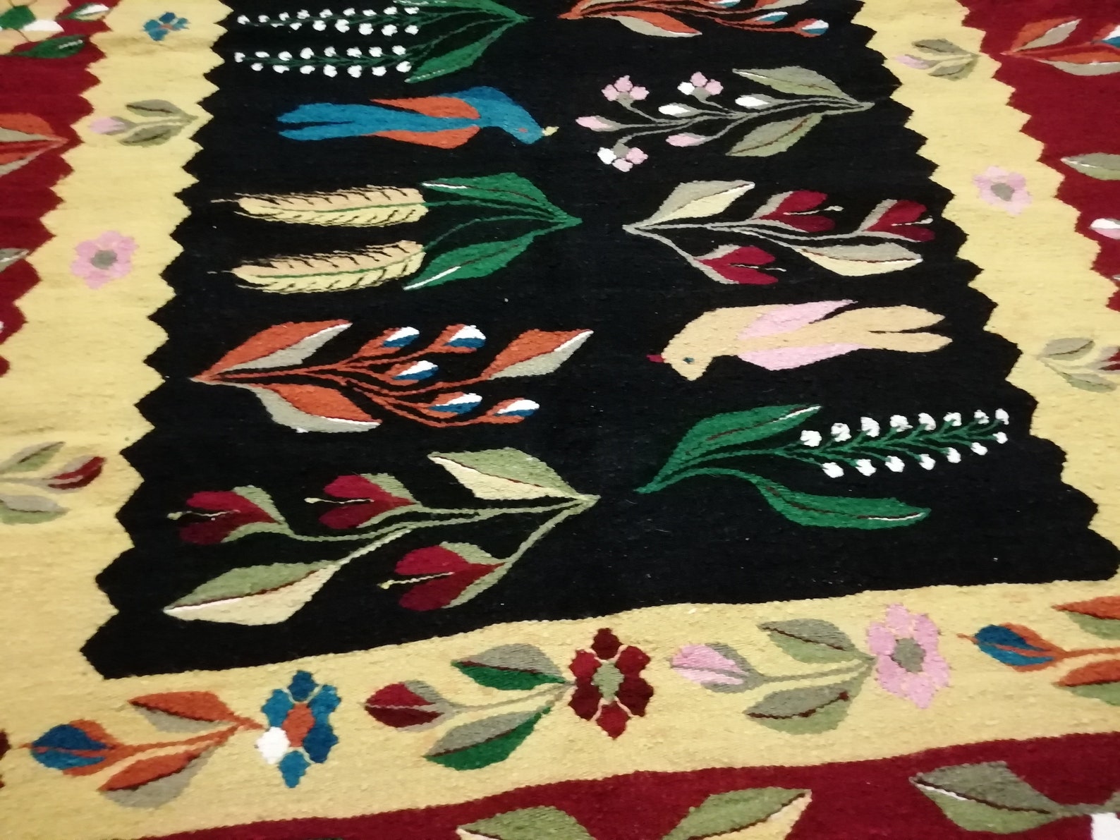 Vintage Romanian Rug Handwoven Wool Rug Handmade Wool | Etsy