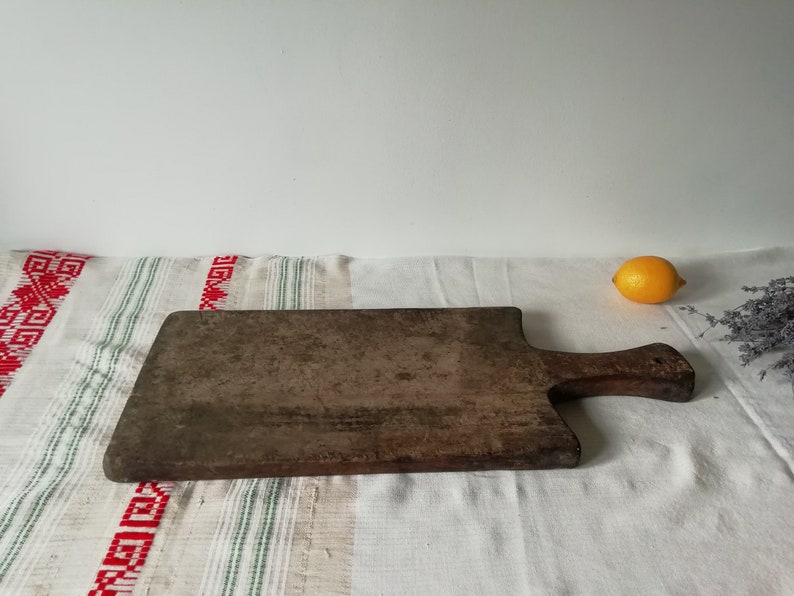 Antique Wooden Rustic Chopping Board Vintage Rectangular - Etsy
