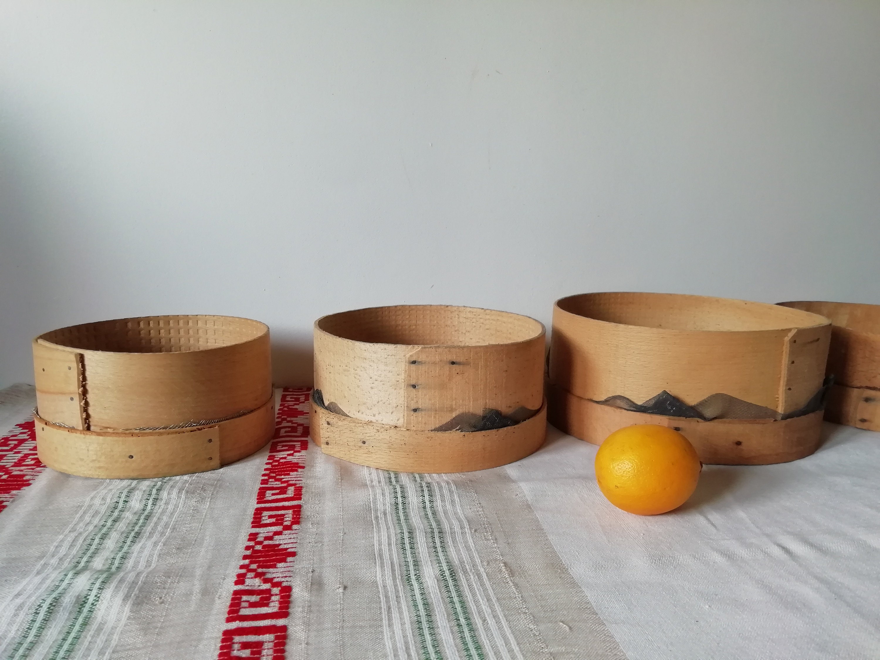 Antique Primitive Wooden Corn Flour Sieve Rustic Round - Etsy