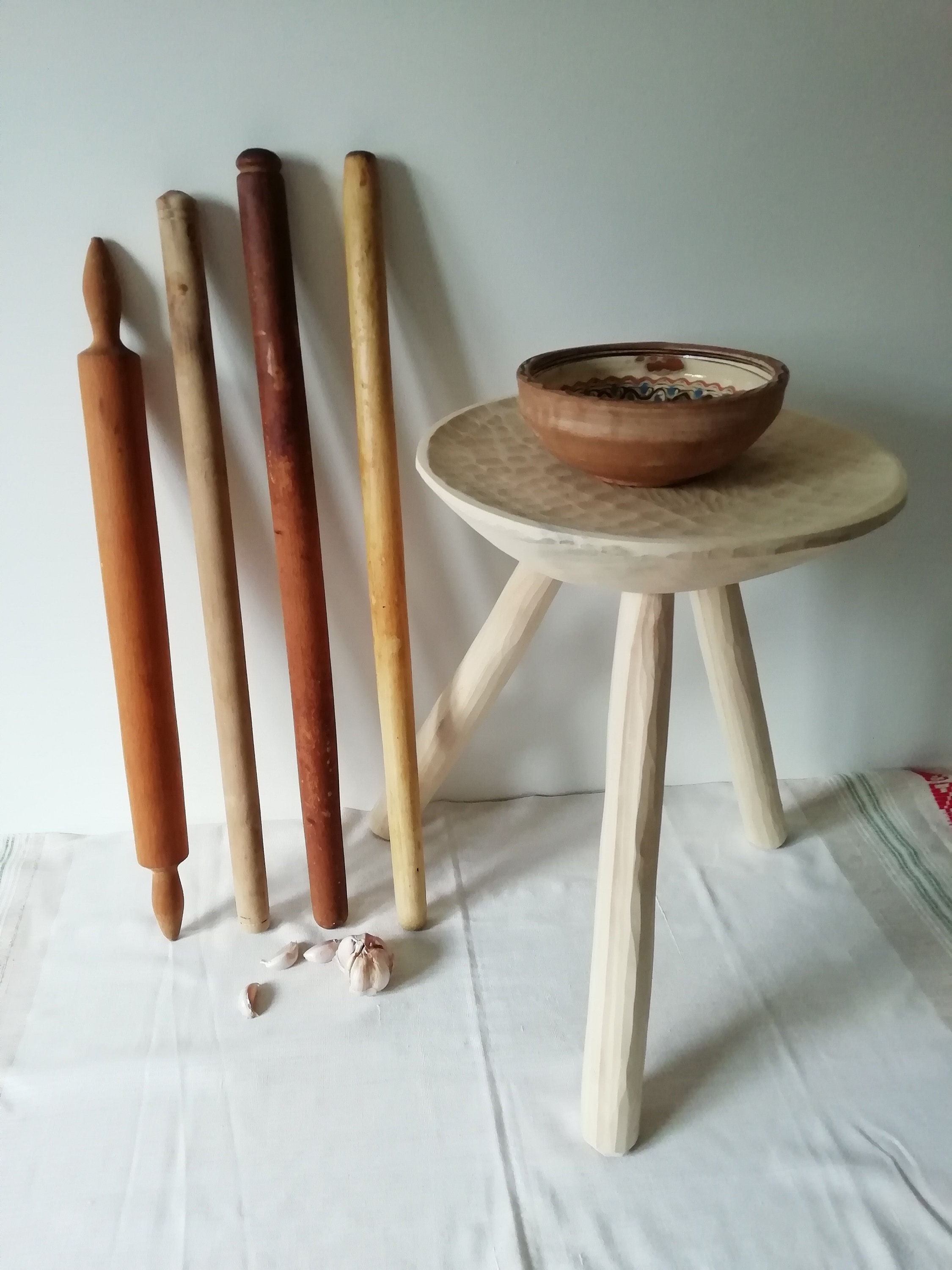 Rustic Large Rolling Pins Set of 4. Vintage Kitchen Wooden - Etsy
