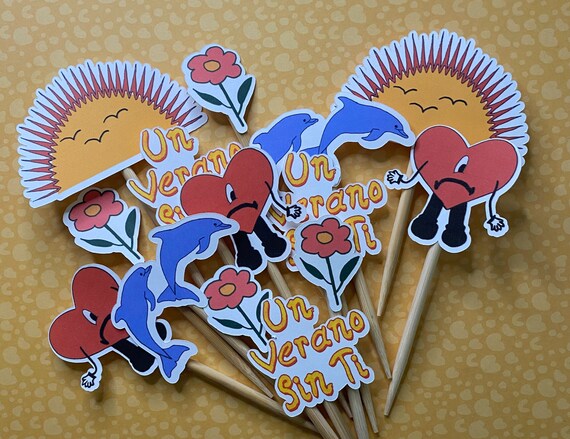 Un Verano Sin Ti Inspired Cupcake Toppers - Etsy