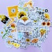 Daisy& Sunflower Sticker Pack-stay Positive Inspired Quotes ...