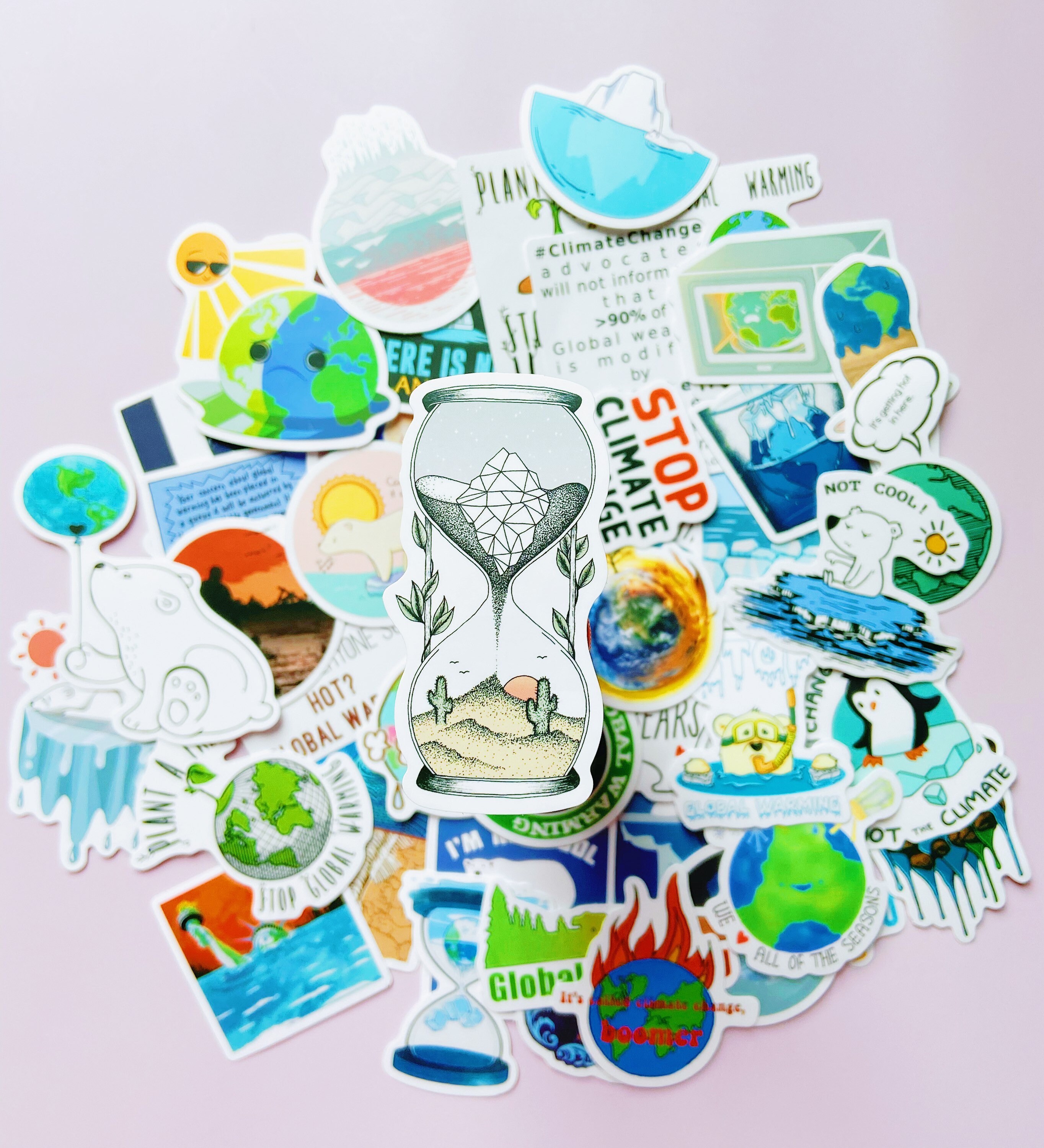 Global Warming Sticker Pack-Climate Change Stickers-Polar | Etsy