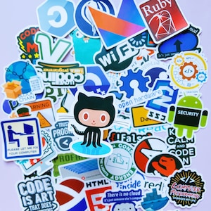 Programming Sticker Pack-coding Stickers-waterproof Stickers-packaging ...