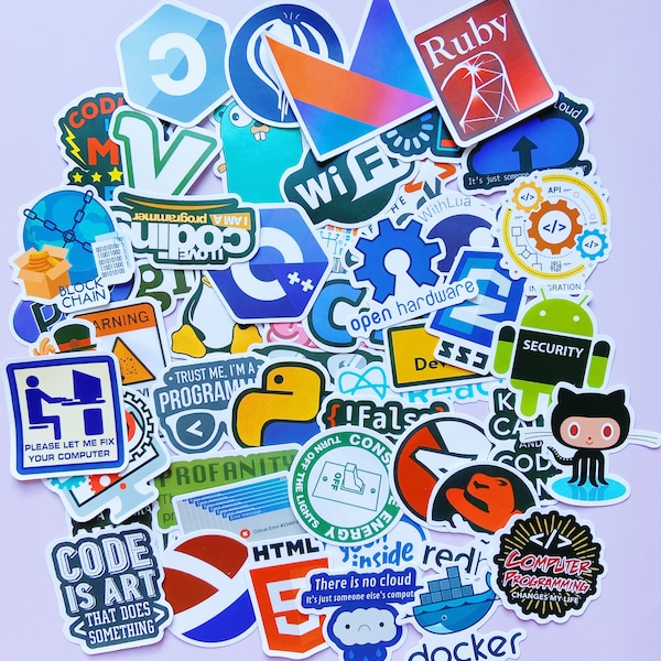 Developer Stickers - Etsy