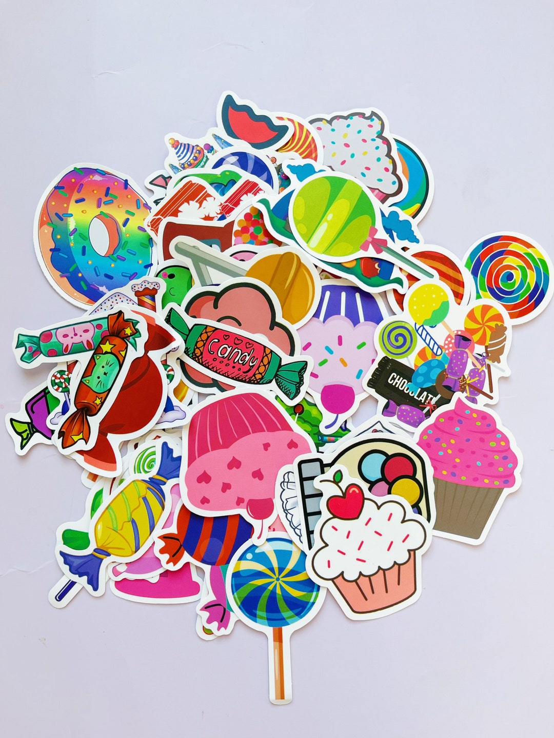 Cute Candy Sticker Pack-dessert Sticker Pack-waterproof-packaging ...