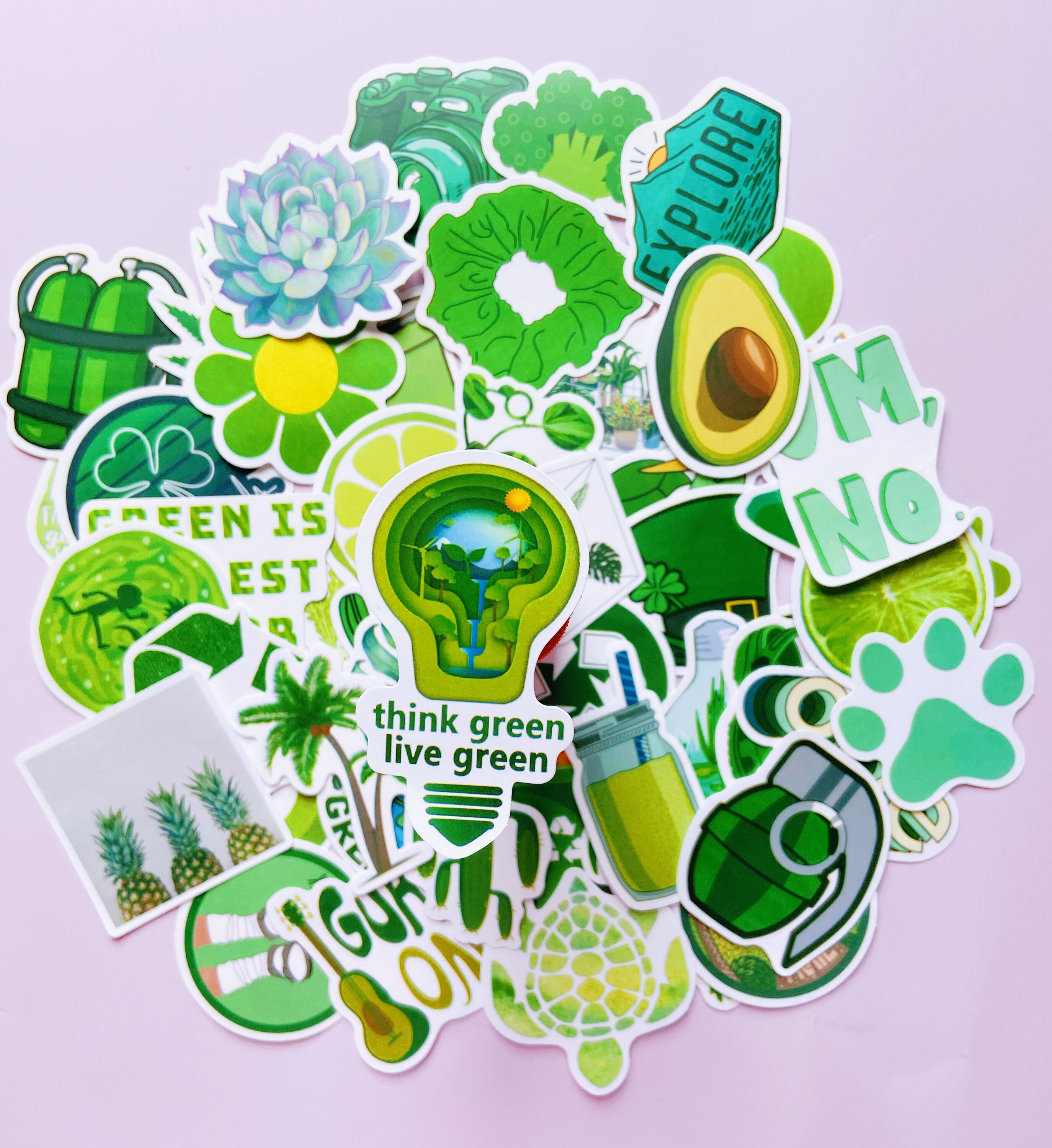 VSCO Aesthetic Stickers Green