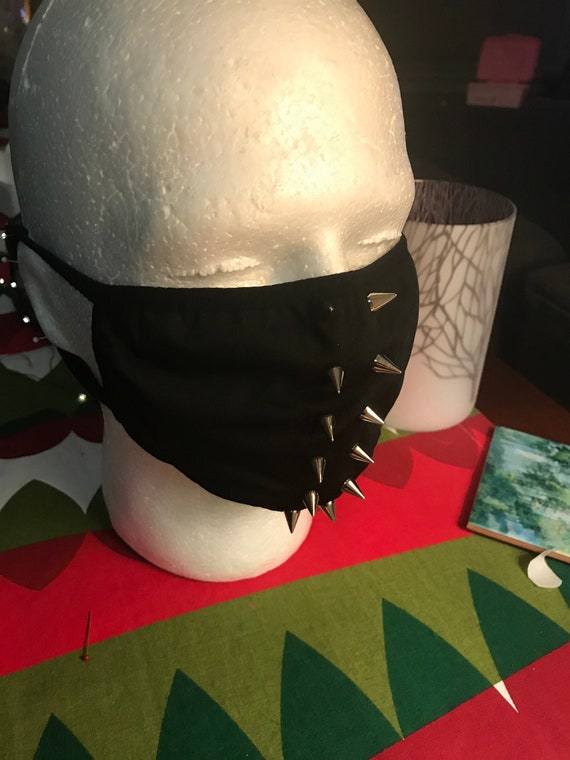 Spiked Punk Goth Emo Eboy Mask | Etsy