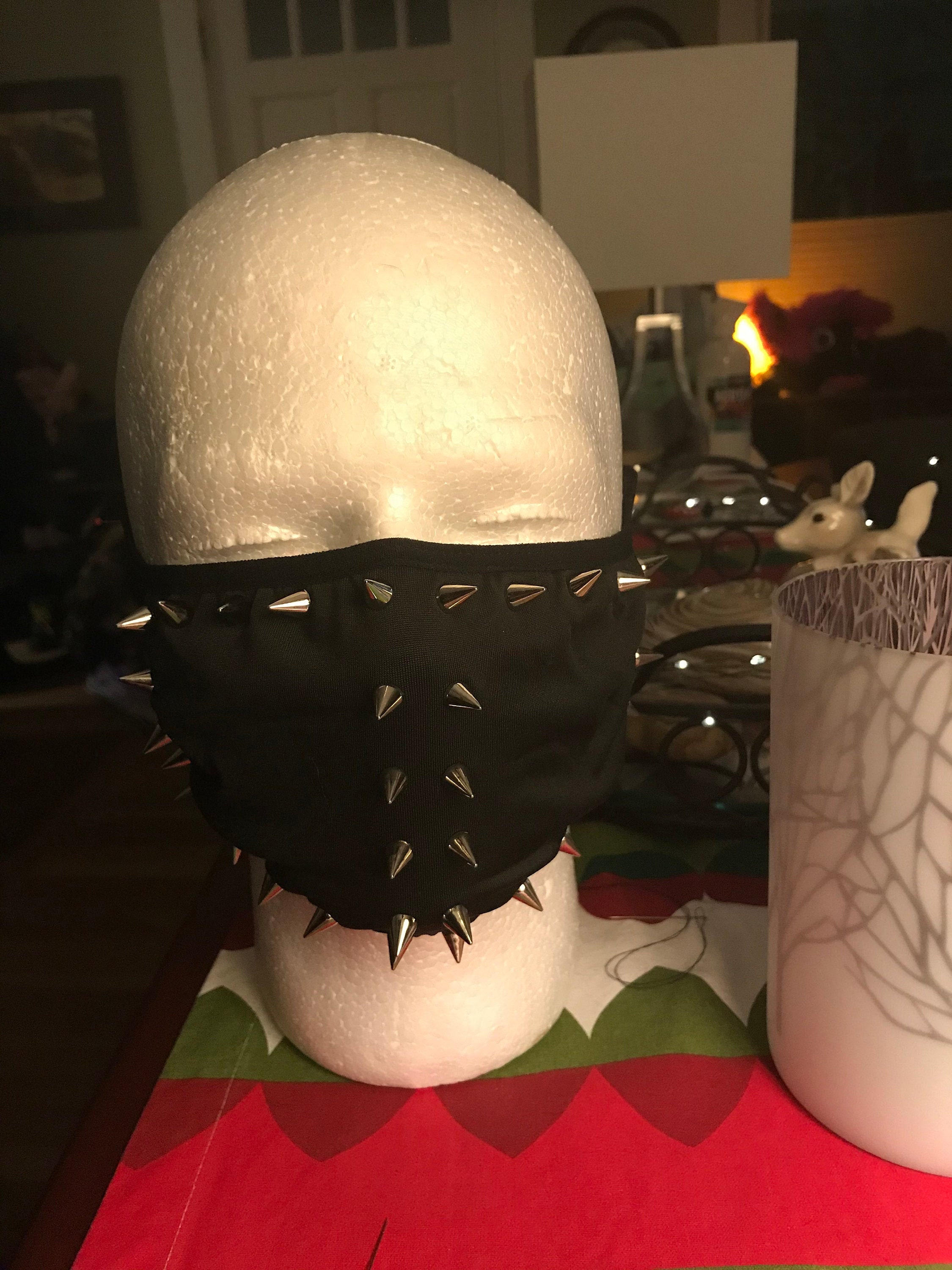 Spiked Punk Emo Goth Alt Mask - Etsy UK