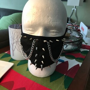 Spiked Chain Punk Goth Emo Eboy Mask - Etsy