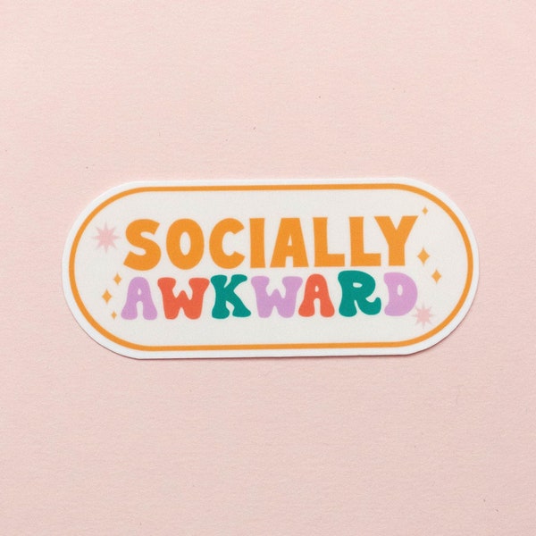 Awkward Sticker - Etsy