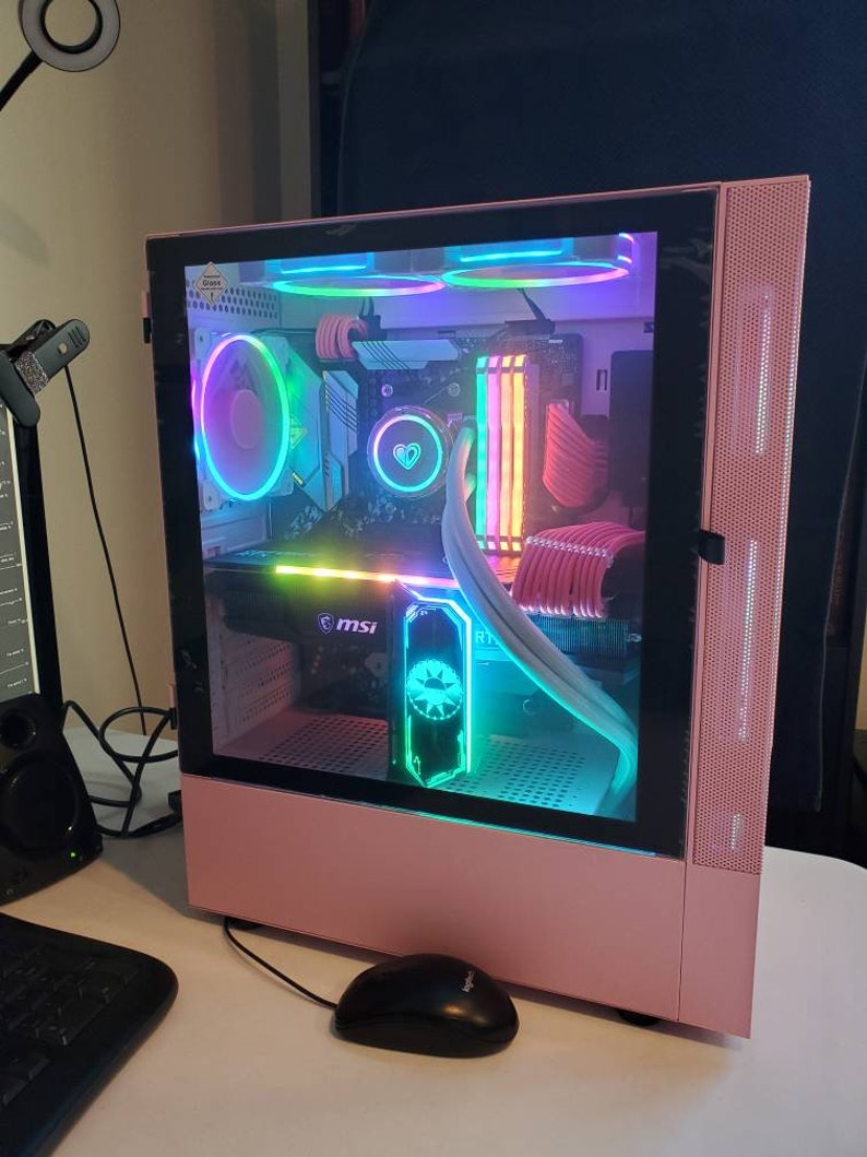 AURORA II Pink Custom Enthusiast Gaming Pc Nvidia Rtx - Etsy